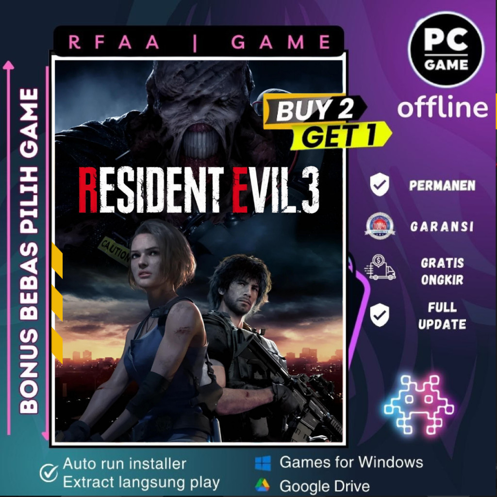 Jual RESIDENT EVIL 3 2020 DELUXE EDITION | GAME PC - LAPTOP - DL | Shopee Indonesia