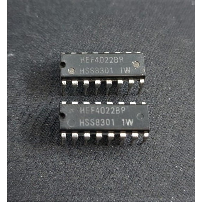 Jual GS99 IC HEF4022BP 4022BP 4-Stage Divide-by-8 Johnson Counter ...