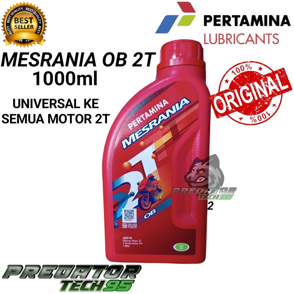 Jual OLI MESIN PERTAMINA MESRAN MESRANIA OB 2T 2 TAK ORIGINAL | Shopee ...
