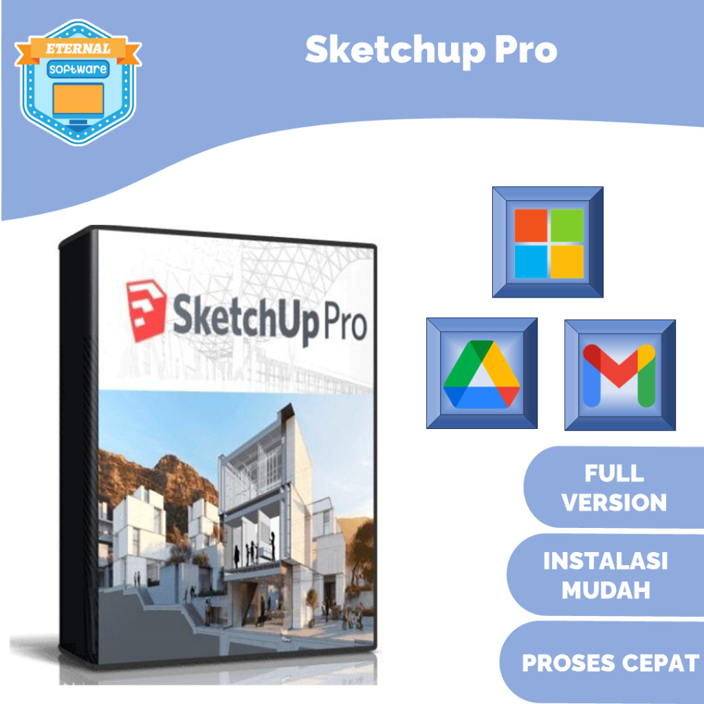 Jual Sketchup Pro 2023 Full Version No Trial Permanen Full Lisensi ...