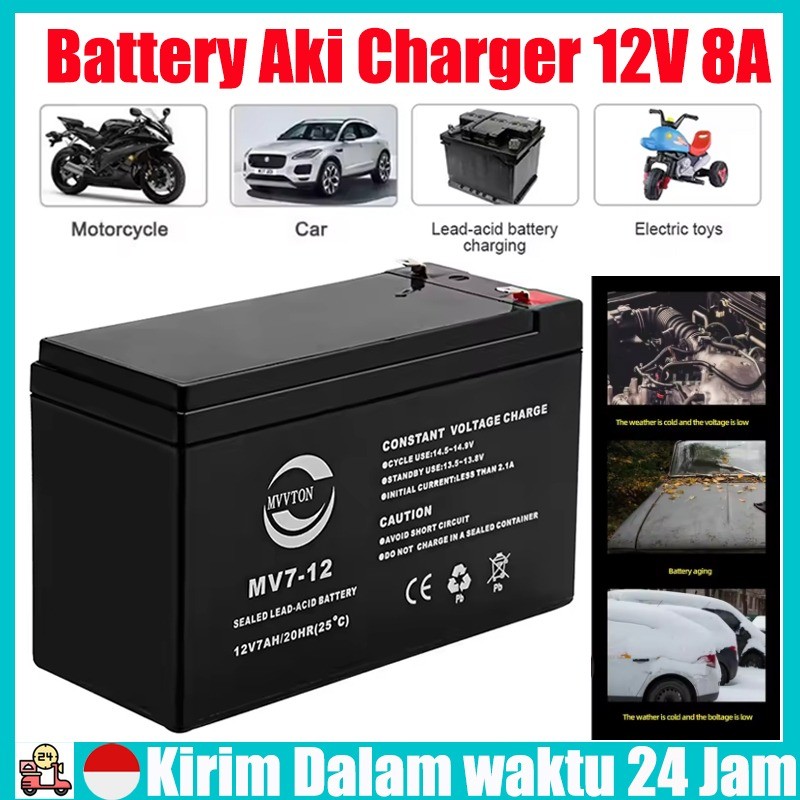 Jual 【Stok Tersedia】Battery Aki Sprayer Elektrik 12V 8A Cocok Untuk ...