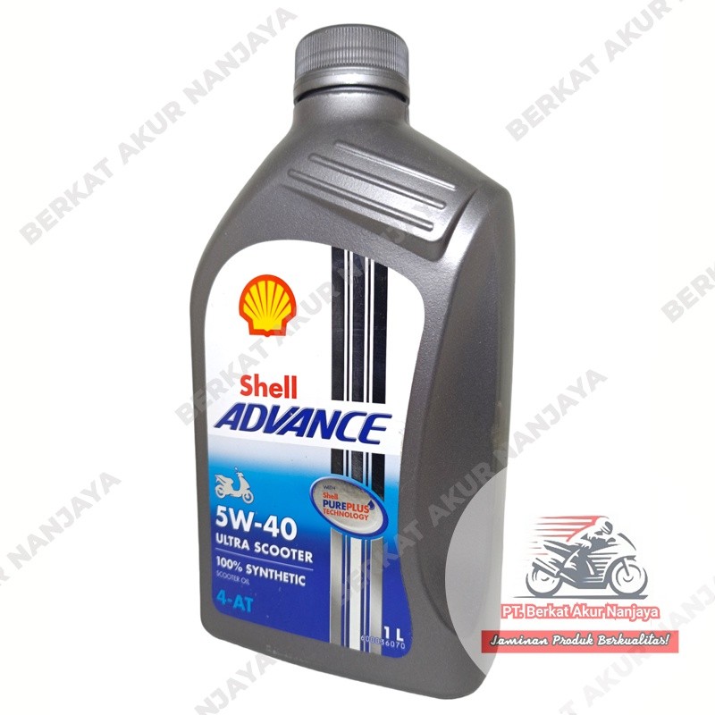 Jual Oli Shell Advance Ultra Scooter (matic) 5W/40 1L Full Synthetic ...