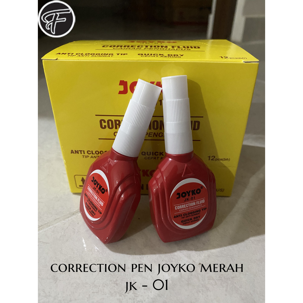 Jual Tip Ex Cair Joyko JK 01/ Correction Pen Pulpen / 1 PCS | Shopee ...