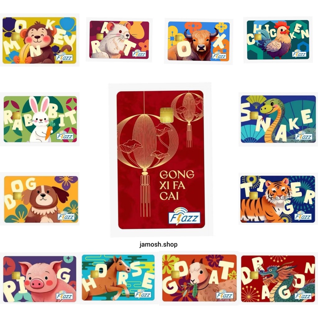 Jual Kartu Flazz Limited Edition Shio /CNY Lampion Merah GEN 2 | Shopee ...