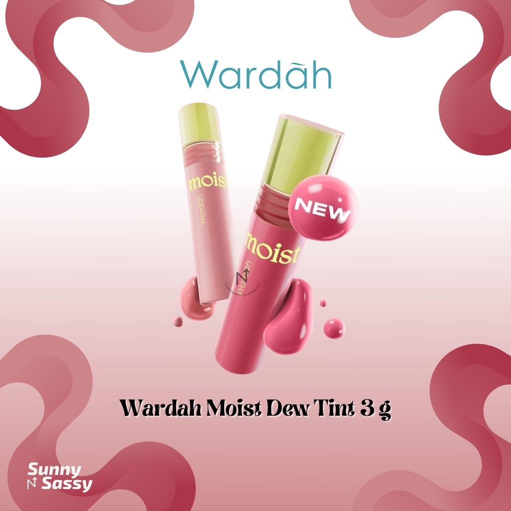Jual Wardah Moist Dew Tint 3 g - Liptint yang Mengadung Oatmilk dan ...