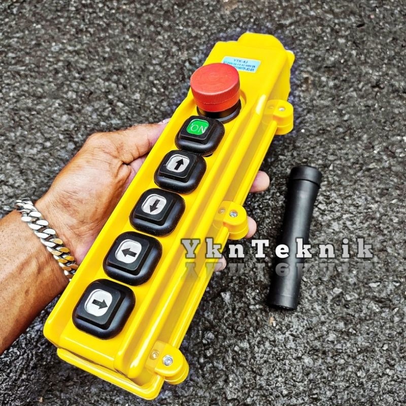 Jual Remote Hoist 6 Tombol Push Button Switch Hoist Crane Electric ...