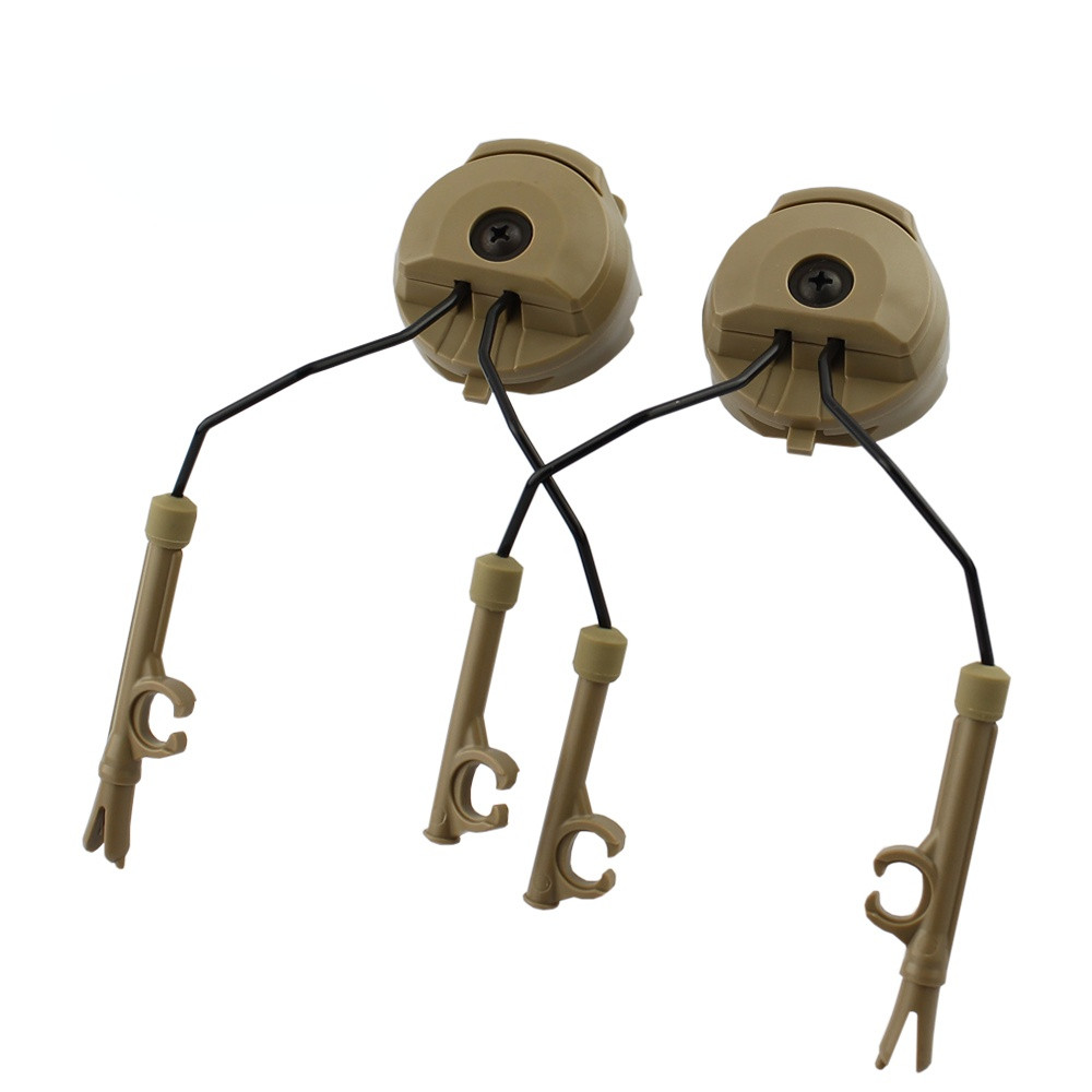 Jual 1 Pairs Tactical Headset Bracket Fast Ops Core Helmet ARC Rail ...