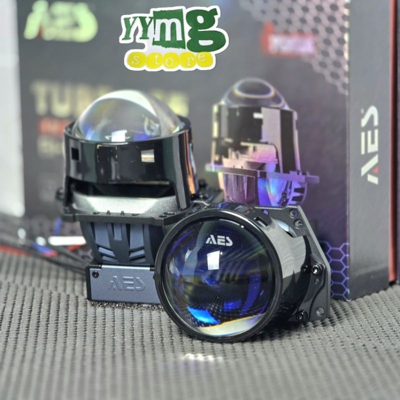 Jual Bi-laser Biled Projector AES Turbo SE Ultra Cooler 3 Inch TIR ...