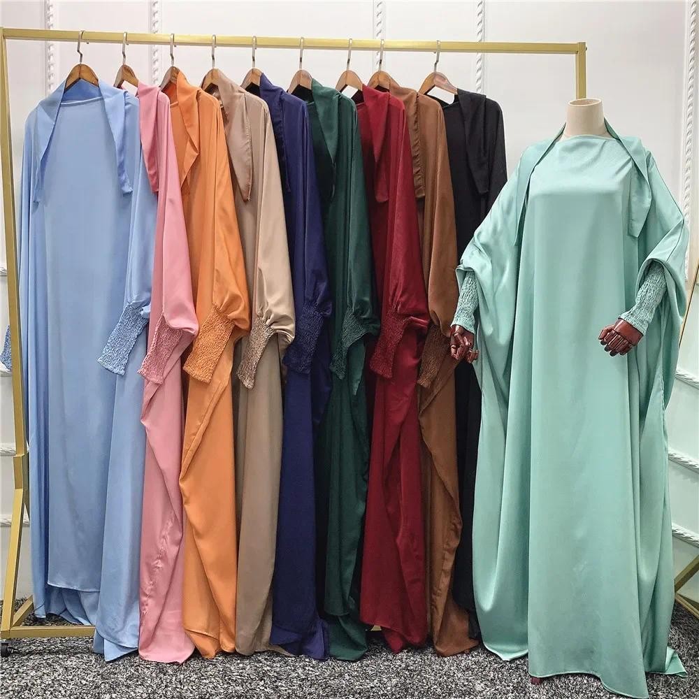 Jual Islamic Prayer Garment Ramadan Hooded Abaya Women Muslim Overhead ...