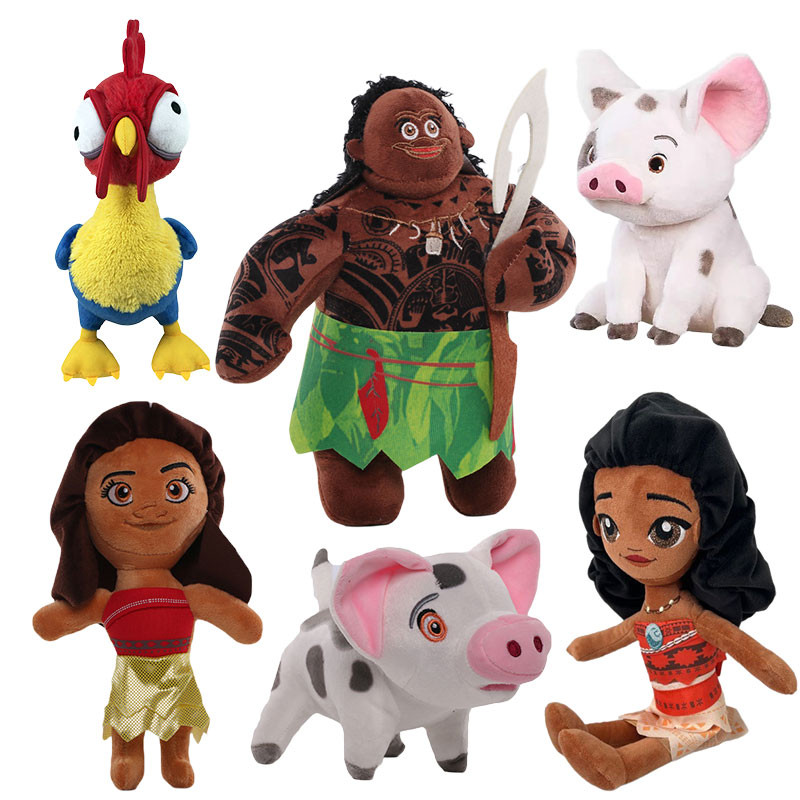 Jual New Moana 2 Moive Plush Dolls Pet Pig Pua Maui Heihei Stuffed ...