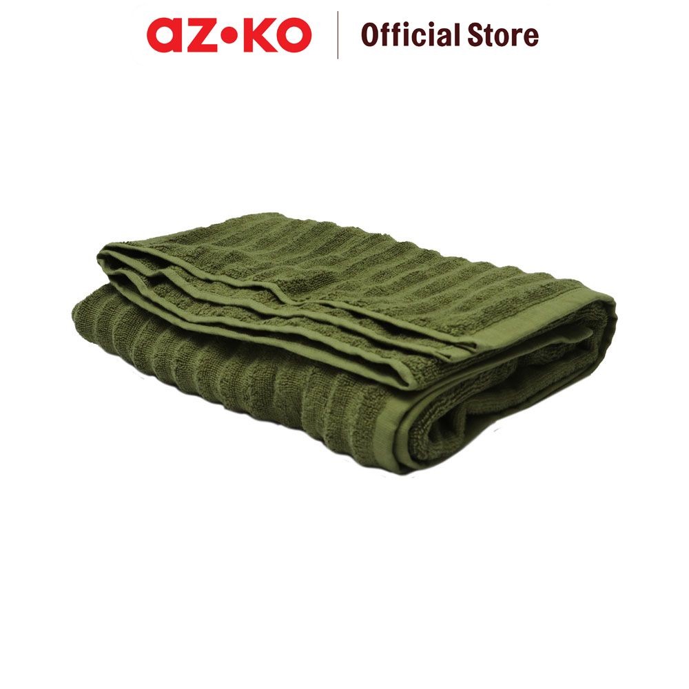 Jual AZKO Forhom 70x140 cm Kenzo Handuk Mandi - Hijau Olive Bath Towel ...