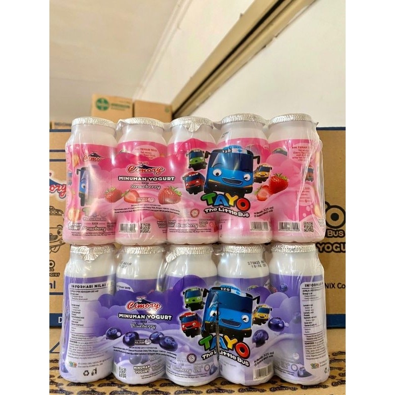 Jual Cimory Tayo 65ml per pack isi 5 pcs strawberry blueberry kartonan atau 1 DUS isi 20 pack ...