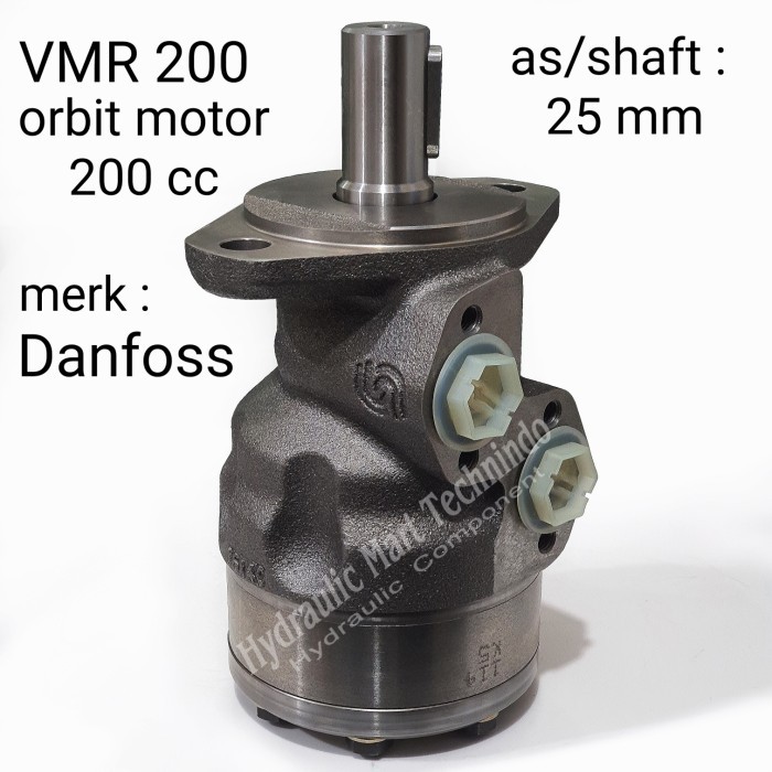 Jual orbit motor hydraulic 200cc-as 25mm VMR-200 merk Danfoss - winch ...