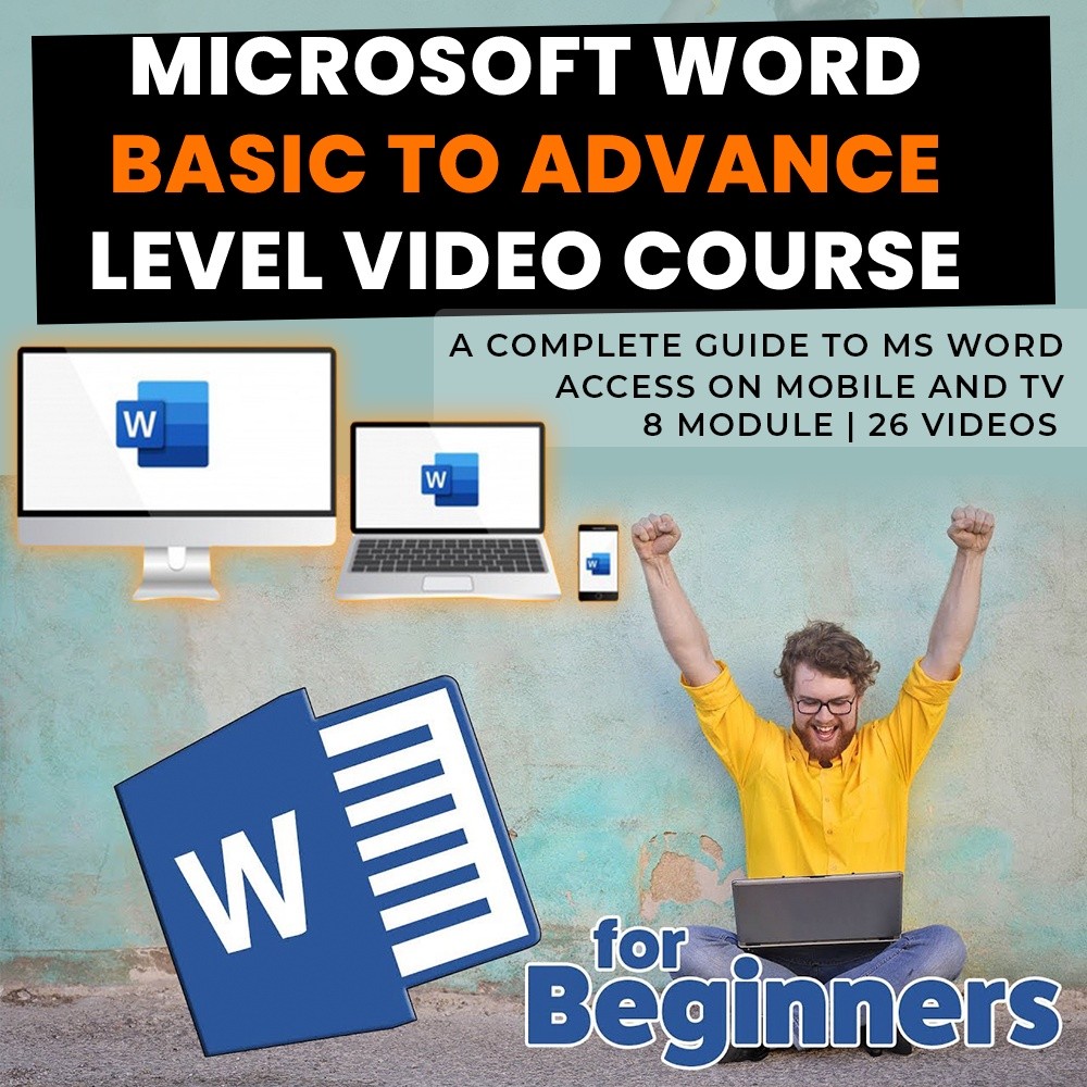 Jual Microsoft Word Basic to Advance Level MS Word Training Video Course | Shopee Indonesia