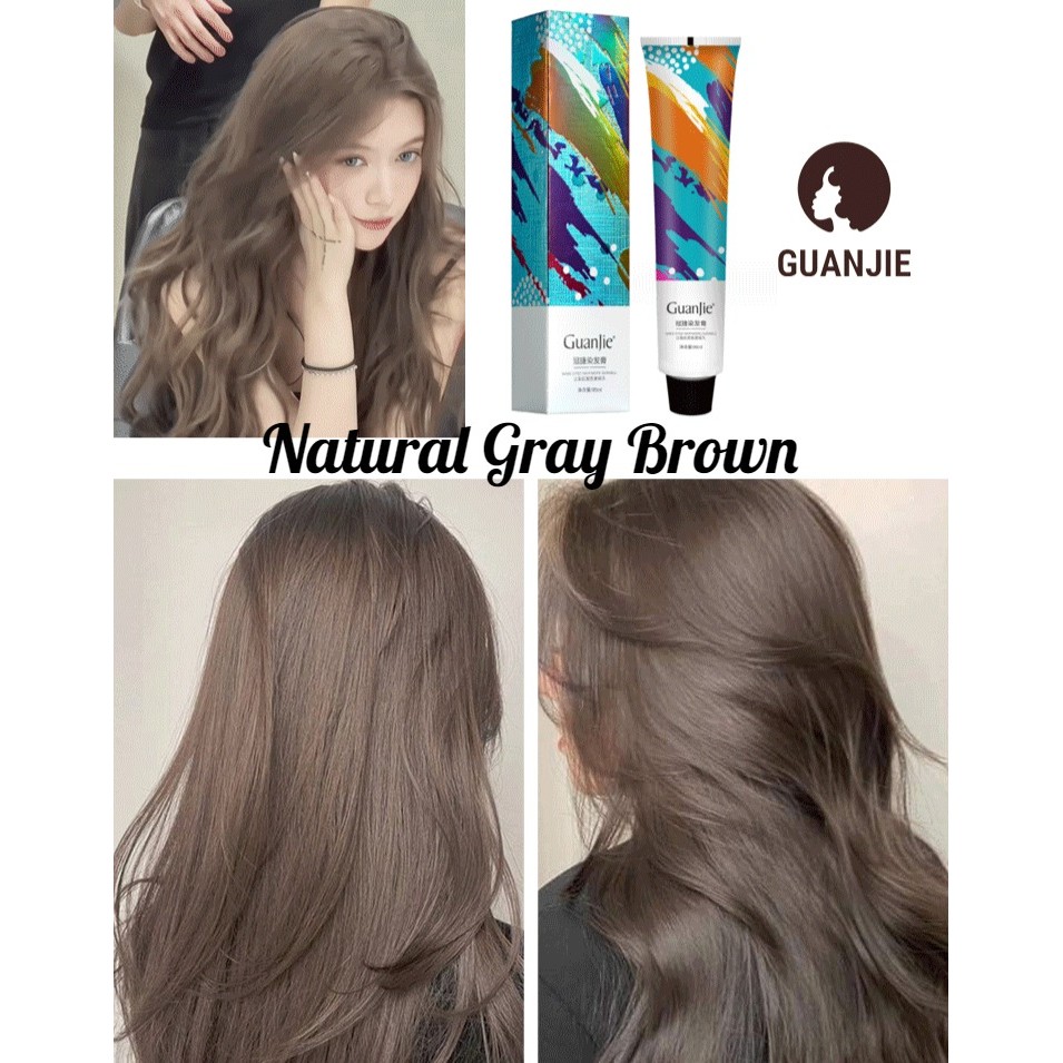 Jual Hazelnut Ash Brown Hair Dye | Shopee Indonesia
