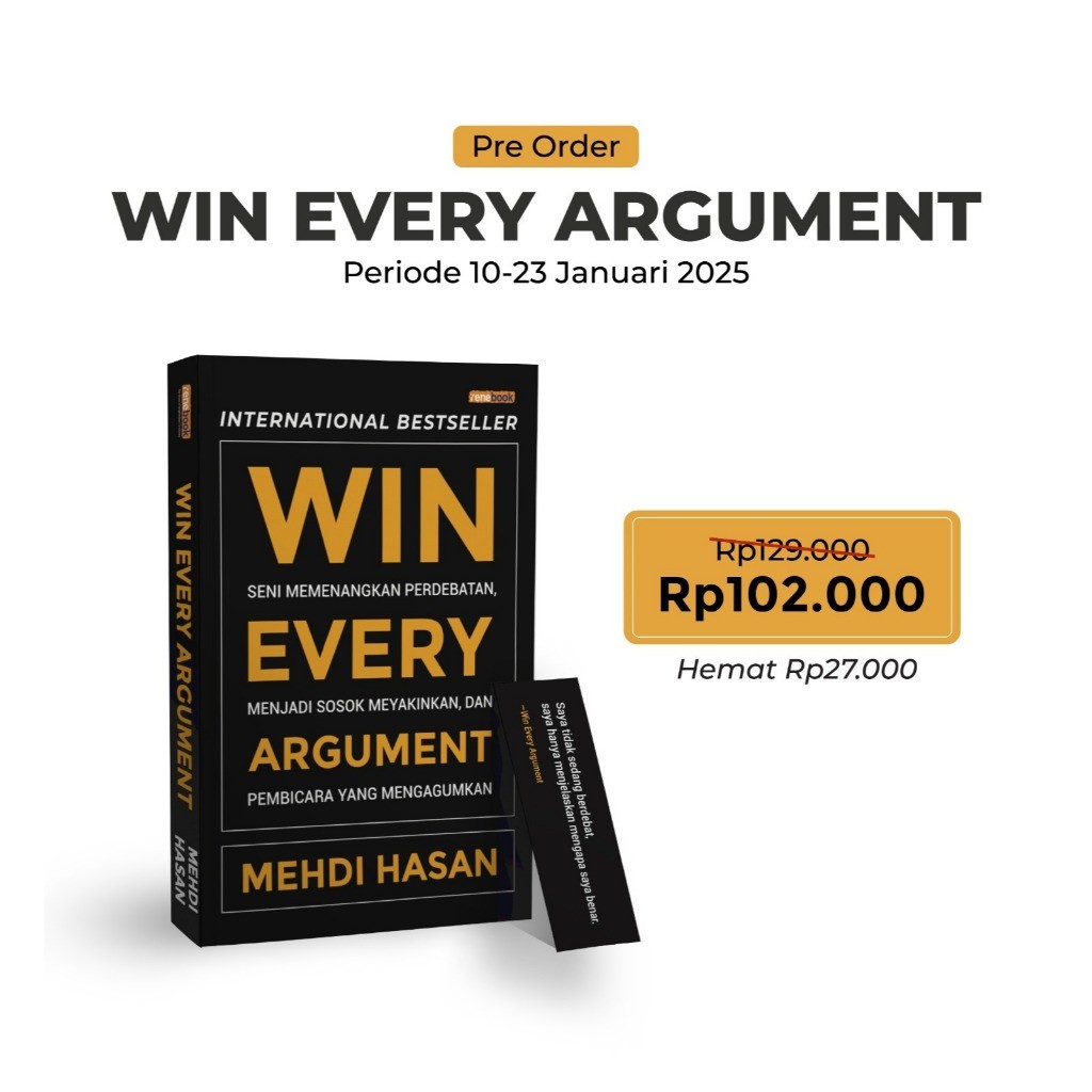 Jual Buku Selp Help - Win Every Argument - Mehdi Hasan - Renebook | Shopee Indonesia