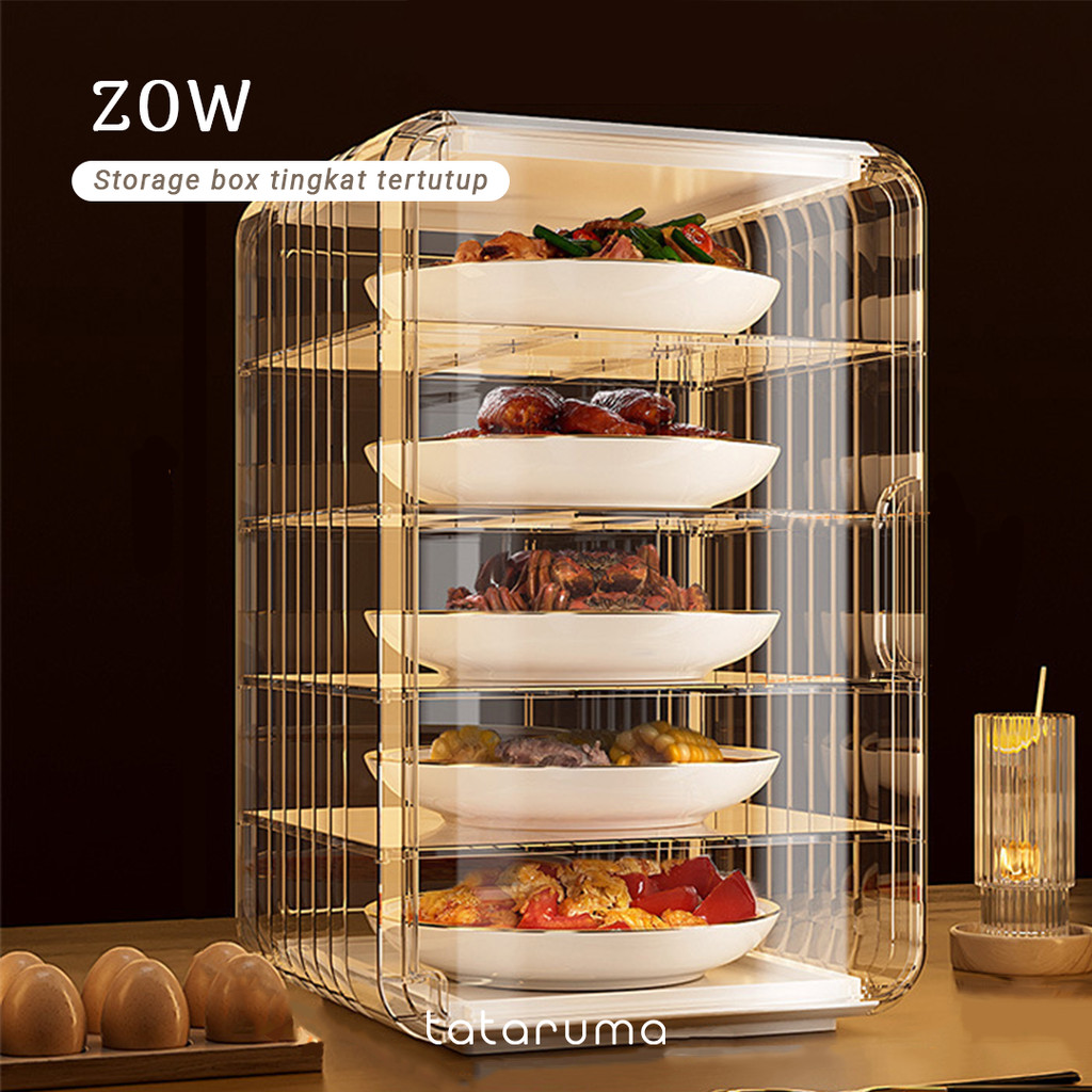 Jual TATARUMA Zow - Food Storage Tertutup Tempat Sayuran Lauk Tingkat ...