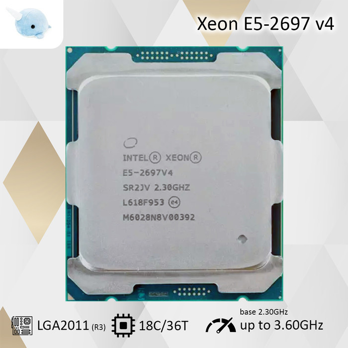 Jual Intel Xeon E5-2697 v4 Processor 3.60GHz LGA 2011-3 CPU Second 18C36T | Shopee Indonesia