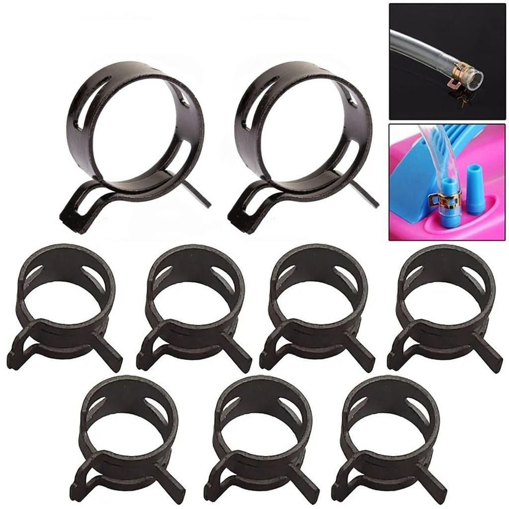 Jual Manganese Steel hose clamp klip pegas 12mm klem klip selang Gesper ...