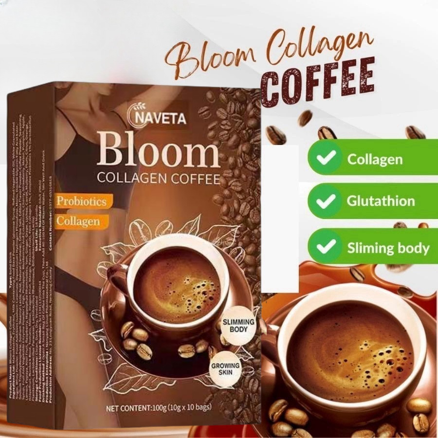 Jual Bloom Collagen Coffee Kopi Diet Enzim Pelangsing Tubuh Penghancur ...