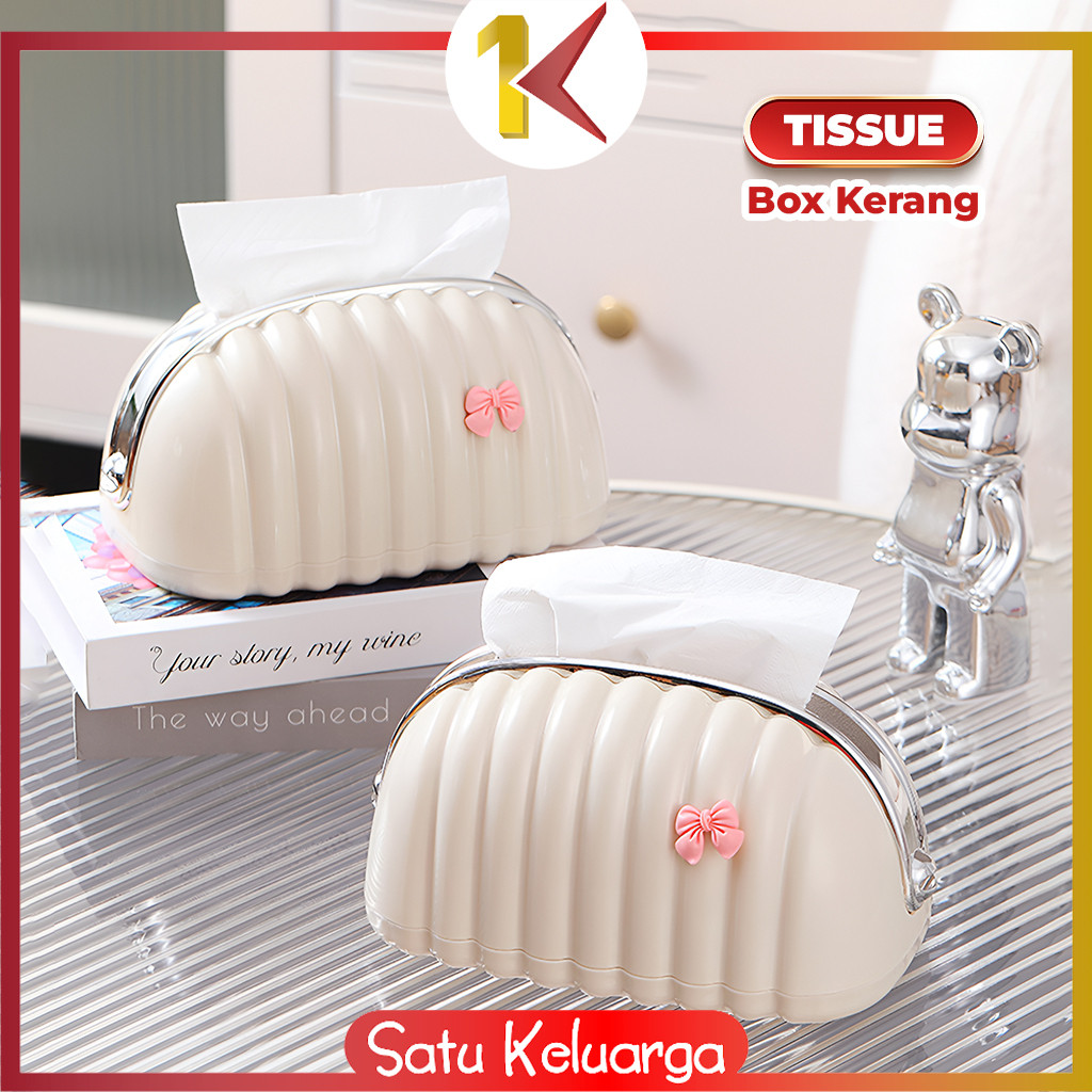 Jual SK-C1112 Kotak Tisu Bentuk Kerang dengan Pegas Serbaguna / Tissue ...