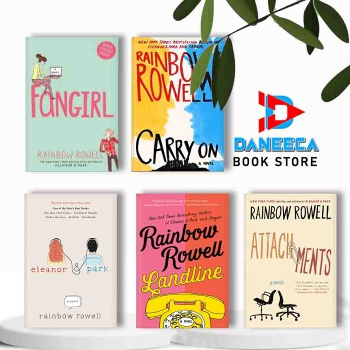 Jual Rainbow Rowell Books Collection (Eleanor and Park, Fangirl ...