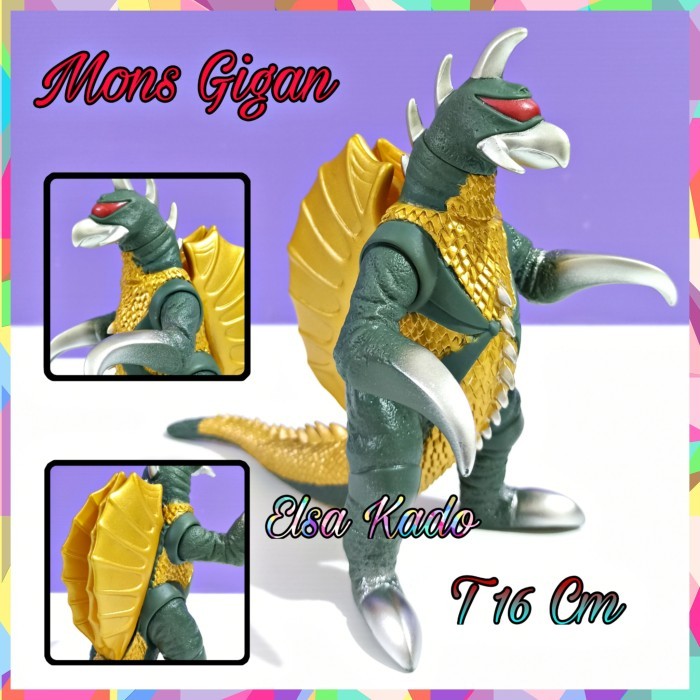 Jual HST.H - READY STOCK Mainan Monster Ultraman Gigan Kaiju Godzilla ...