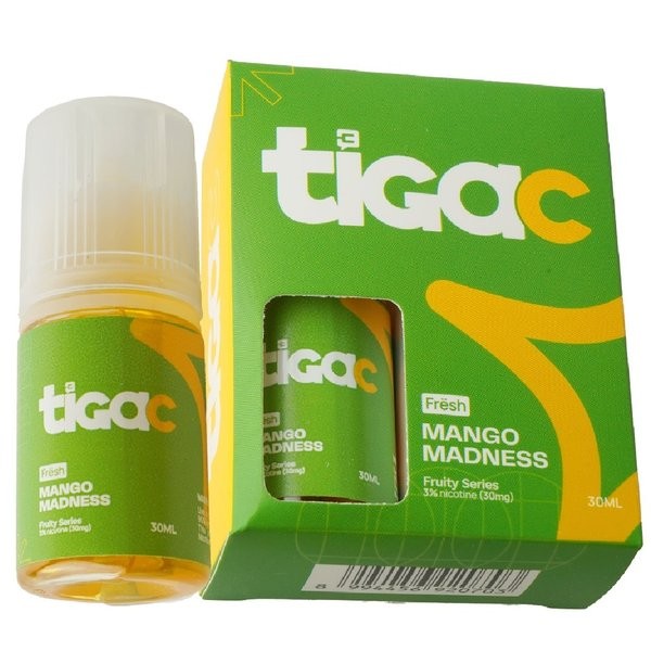 Jual Liquid Saltnic Tigac Juicy Selection Mango Madness 30MG 30ML By ...