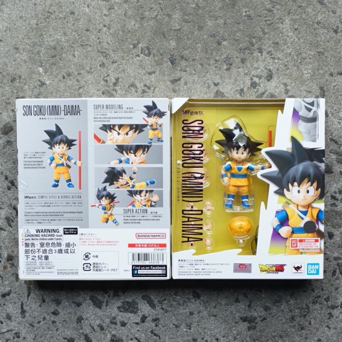 Jual S.H.Figuarts SHF SON GOKU MINI DAIMA Dragon Ball | Shopee Indonesia