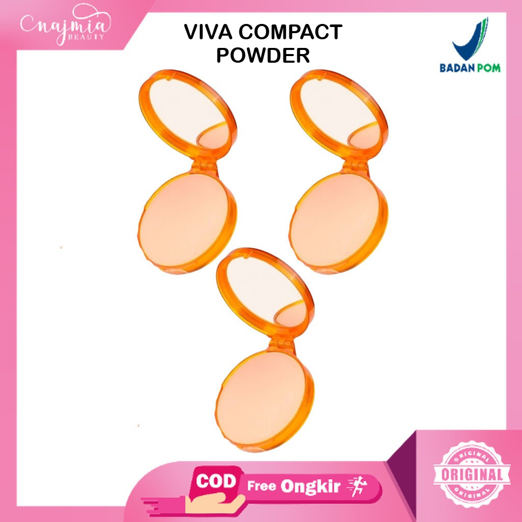 Jual Najmia Ofc Viva Compact Powder Standar Classic Bedak Padat 19G ...