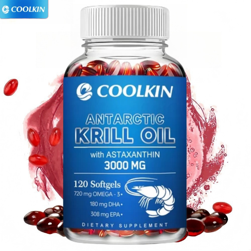 Jual Antarctic Krill Oil Astaxanthin-GMO-Free-Dietary Supplement ...