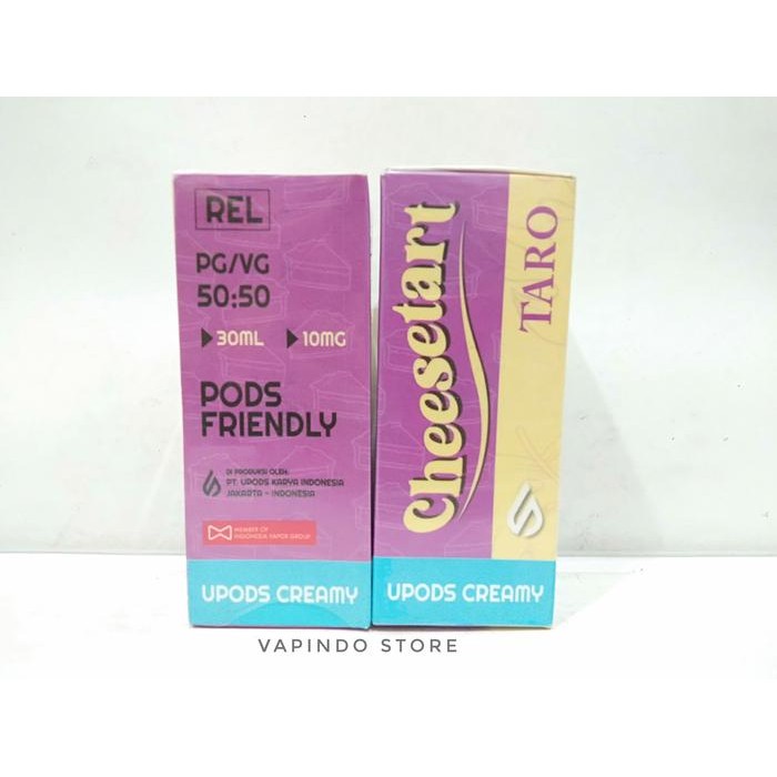 Jual SALT UPODS CREAMY TARO CHEESETART 30ML 10MG PODS FRIENDLY BY ...