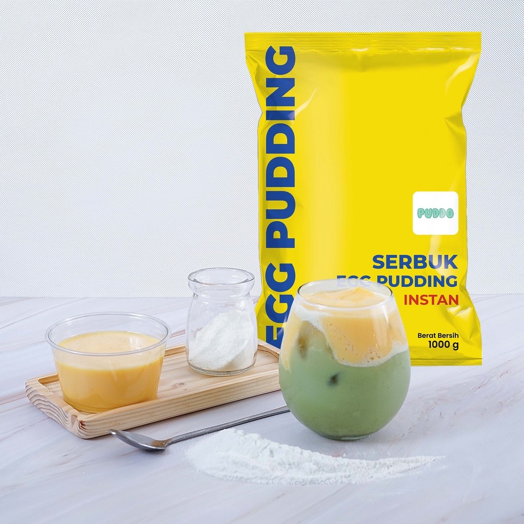 Jual Campuran Minuman Bubuk Egg Pudding Premium 1Kg ( Topping Minuman ...