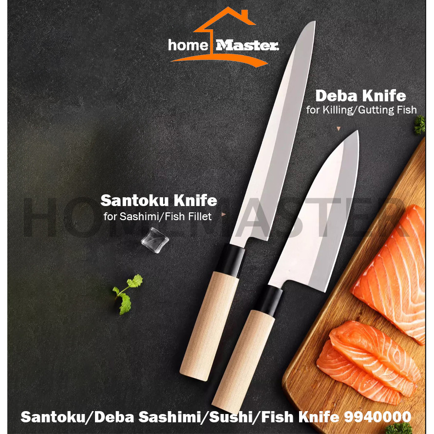 Jual HomeMaster Premium Yanagiba/Deba Sashimi/Sushi/Fish/Ikan Knife ...