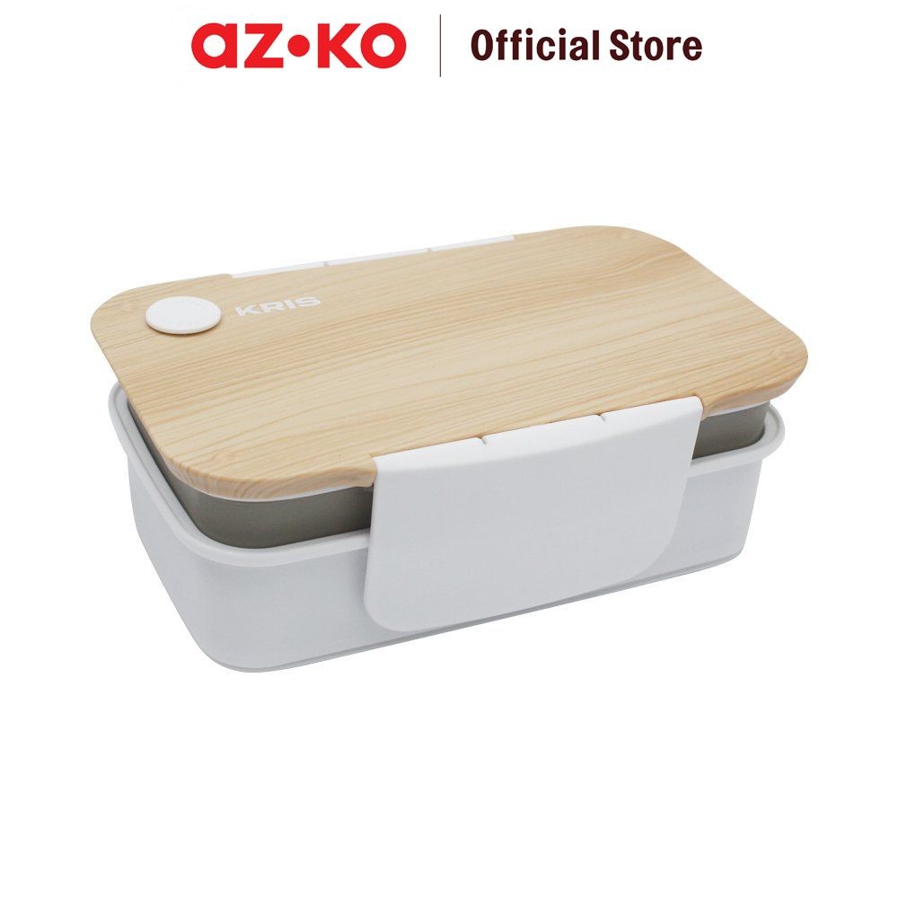 Jual AZKO Kris 1.2 ltr Kotak Makan 2 Susun Plastik Lunch Box Food Grade ...