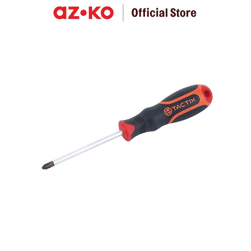 Jual AZKO Tactix Obeng Plus 2x100 Mm - Hitam Screwdriver Alat Perkakas ...