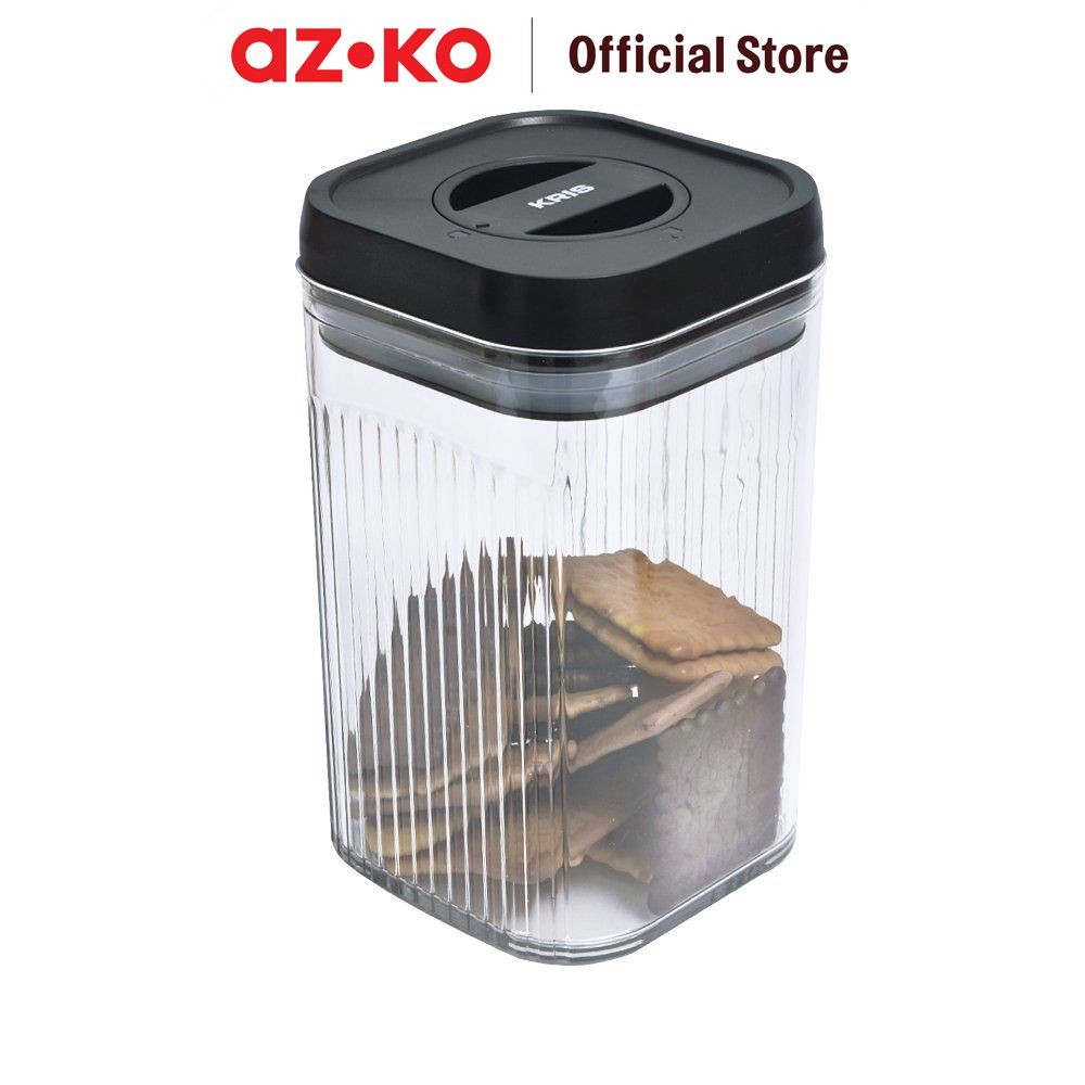 Jual AZKO Kris 2 ltr Stoples Rotary Dengan Tutup Kedap Udara Toples ...