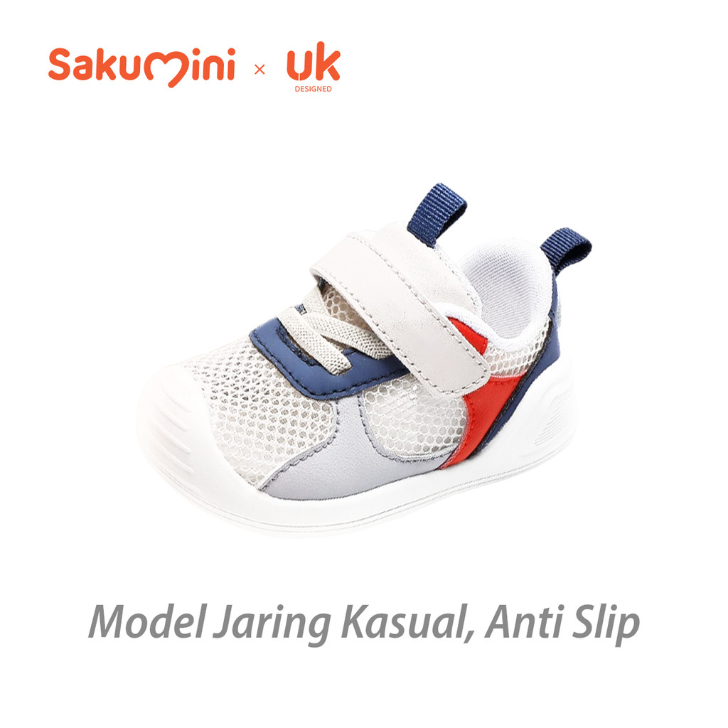 Jual Sakumini Sepatu Toddler Prewalker Kasual Slip On Sneaker Unisex ...