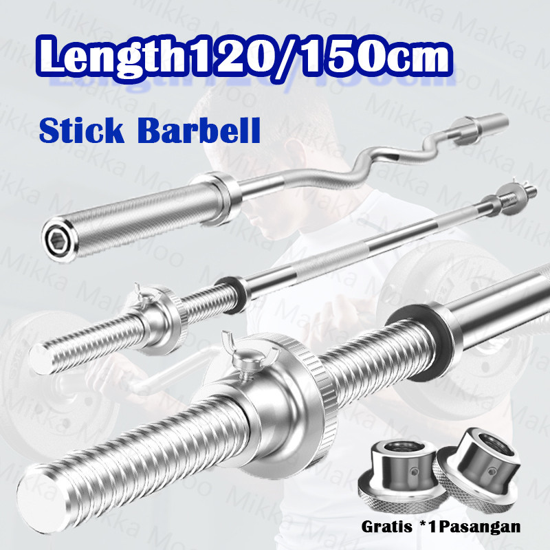 Jual Stick Barbel Dumbell Solid Bar / Peralatan Kebugaran Rumah Seperti ...