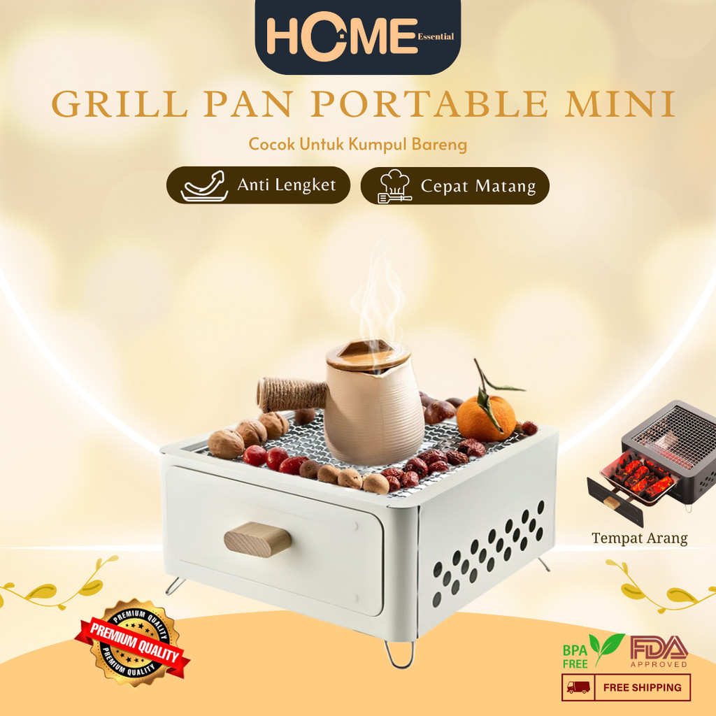 Jual Panggangan Arang Portable Mini Japan Grill Bbq Stove / Pemanggang ...