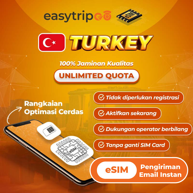 Jual Easytripgo eSIM Turkey Unlimited Internet Data| Travel eSIM Turkey ...