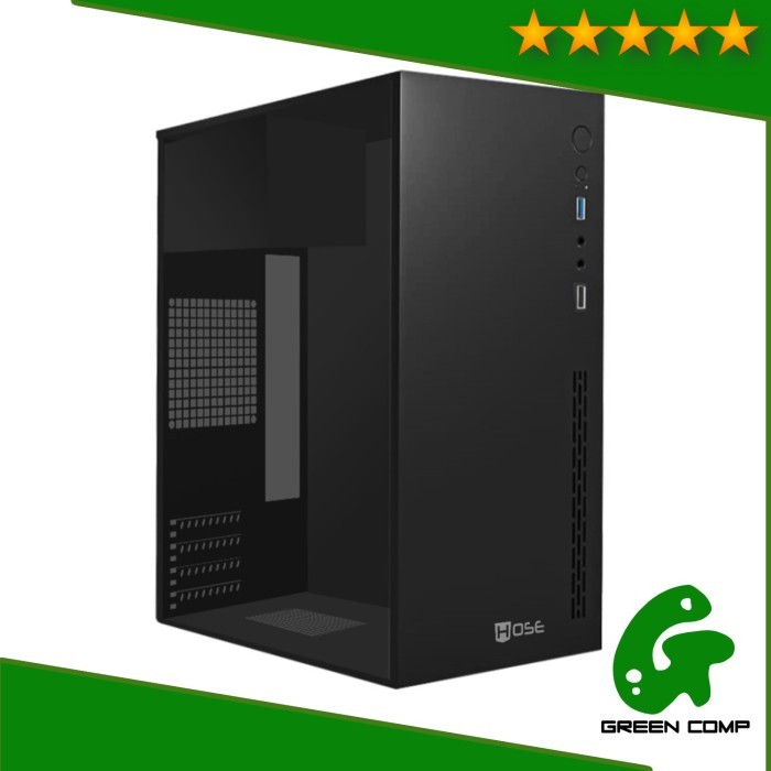 Jual PC CASE HOSE ALLICE BLACK - Mini Tower include PSU 380W - Casing ...