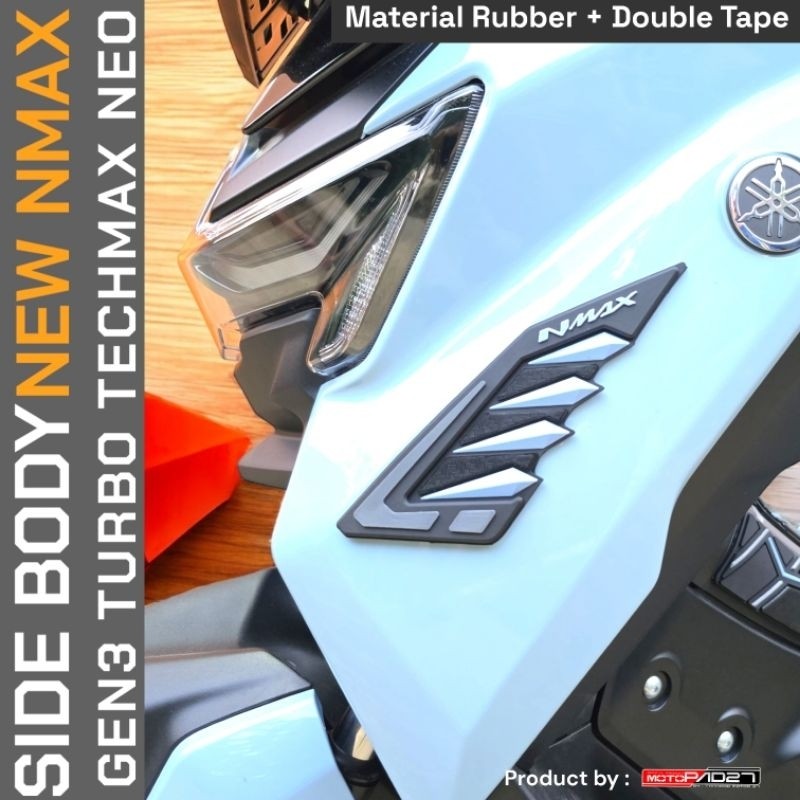 Jual sidepad body depan rubber side body nmax turbo techmax neo ...