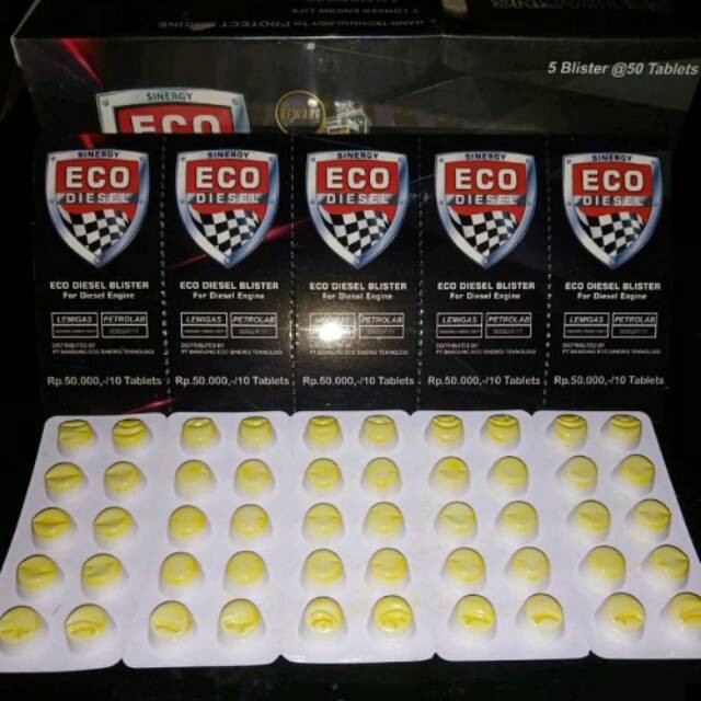 Jual Eco Racing Diesel 1 Blister Isi 50 Penghemat Bahan Bakar Diesel ...