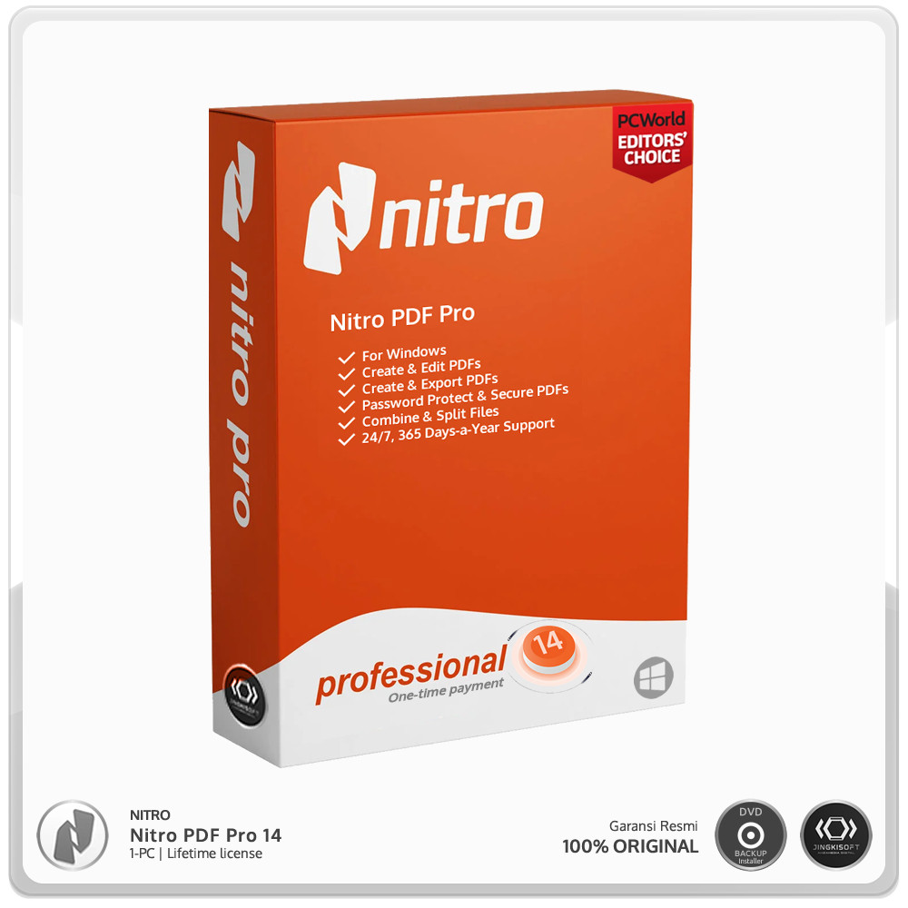 Jual Nitro PDF Pro 14 for Windows (Original, Single User, Lifetime ...