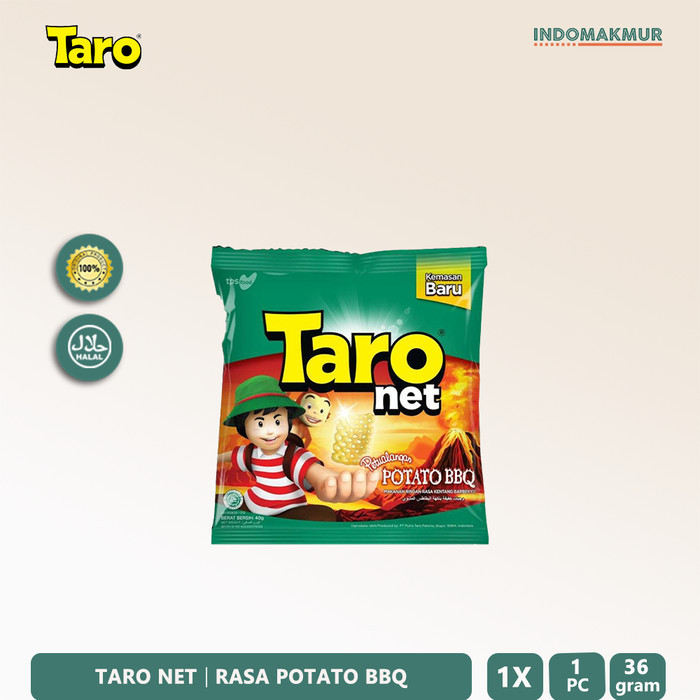 Jual IDM - Taro Net Potato Barbeque - Makanan Ringan | Shopee Indonesia