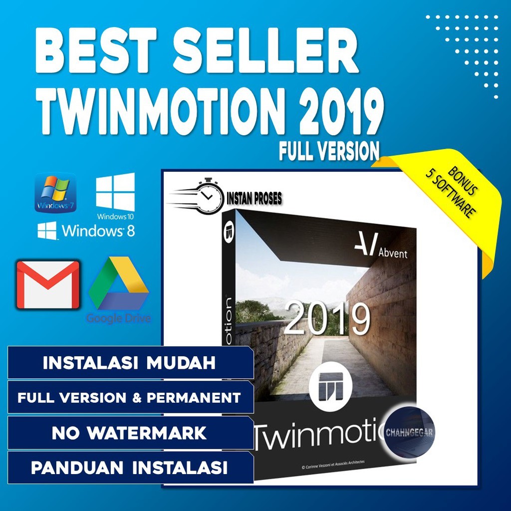Jual TWINMOTION 2019 Full Version Windows Software Rendering 3D ...