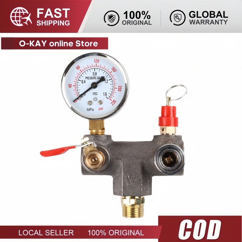Jual O-KAY Saklar Tekanan Kompresor Udara - Katup Kendali Manifold ...