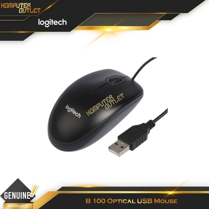 Jual Logitech B100 - USB Wired Optical Mouse Original | Shopee Indonesia