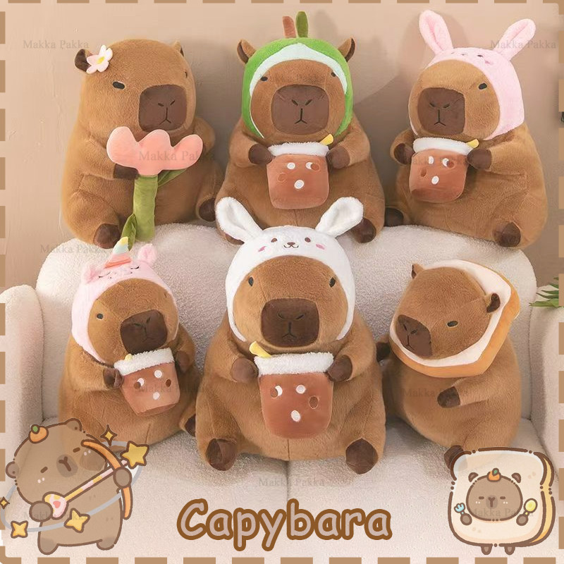 Jual Boneka Capybara Berbulu / Boneka Capybara Bahan Plushie premium ...
